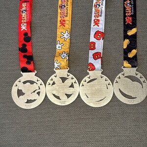 Disney | Other | Disney 26 Run Disney Medal Virtual Running Shorts ...